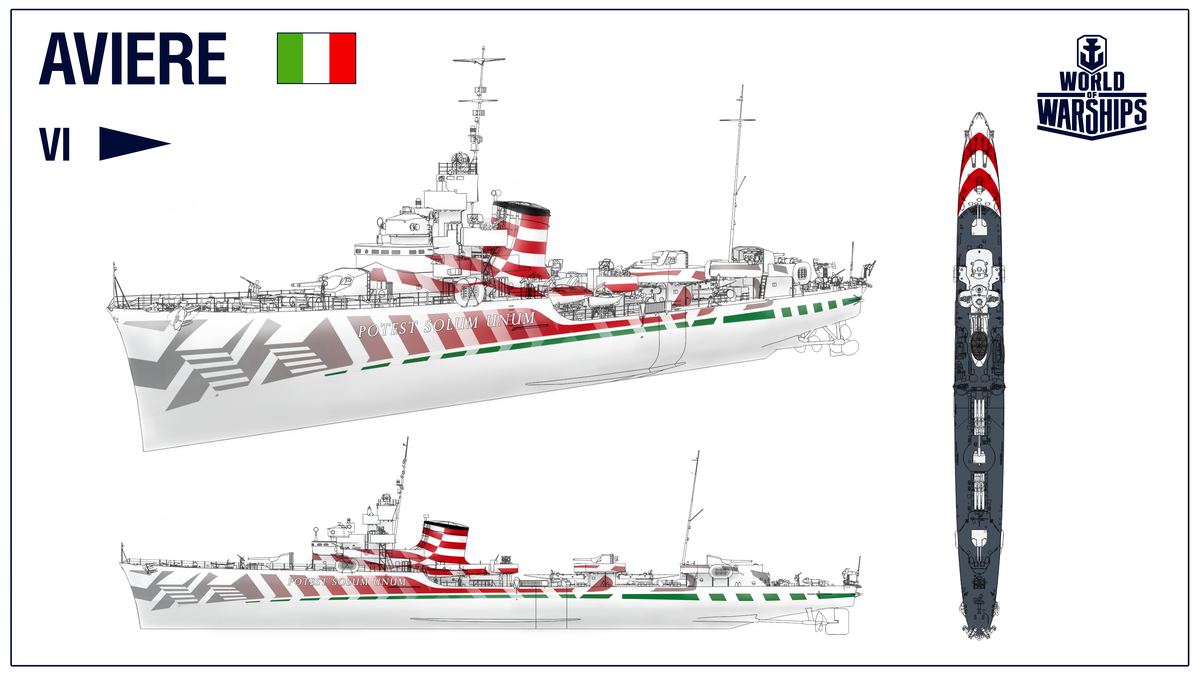 Results: Aviere Camouflage Contest | World of Warships